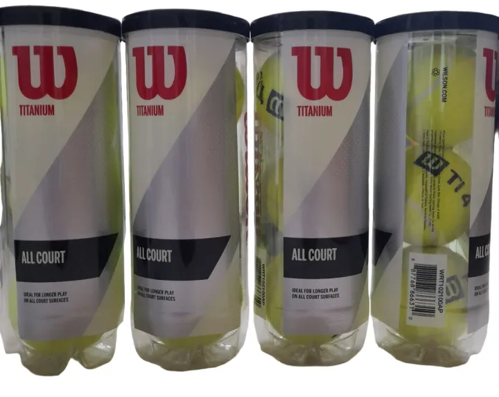Wti4 Wilson Titanium OR IGINAL Sealed Tin / 3 Balls Can Made in Thailand Official Wilson ...