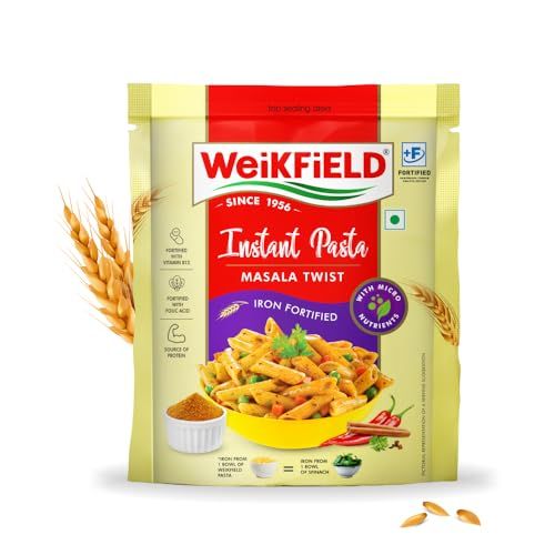 Weikfield Instant Pasta - Masala Twist | Made With Durum Wheat | Rich ...