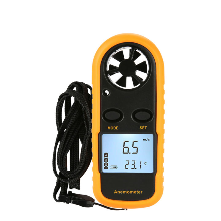 【InnovateWorld】Mini Digital Anemometer LCD Handheld Air Flow Tester ...
