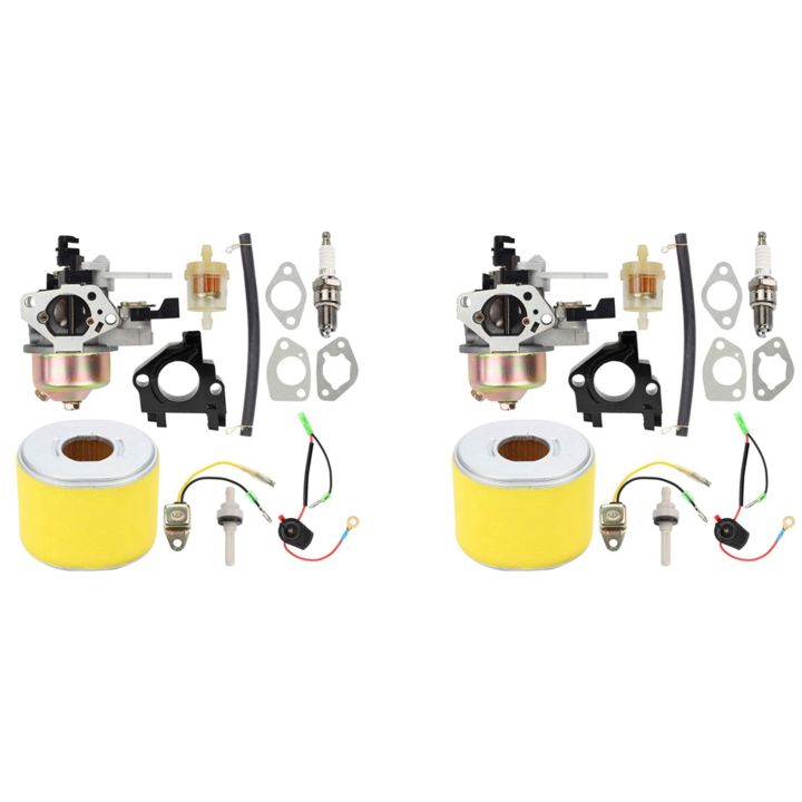 2X Carburetor for Honda GX340 11HP GX 390 GX390 13HP Engine with Air ...