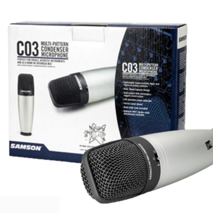 Samson C03 Large-Diaphragm Cardioid Studio Condenser Microphone | Daraz.lk