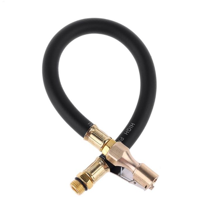 Car Tire Air Inflator Hose 1/4" Vehicle Threaded Fast Self-locking ...