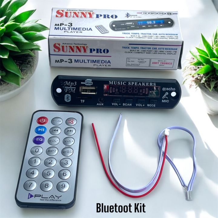 Sunny Pro MP3 Module USB Car Audio Kit Multimedia Player Bluetooth Receiver MP3 Player Decoder ...