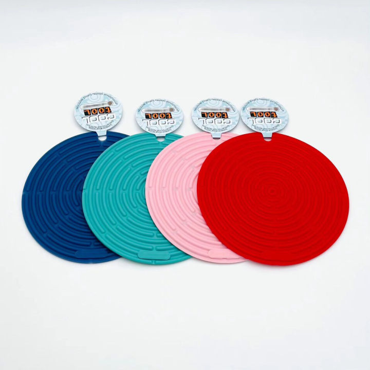 Le Creuset Silicone Pot Mat Round Anti-scalding Mat Anti-abrasion ...