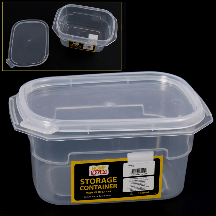 Plastic Storage Container -1000ML | Daraz.lk