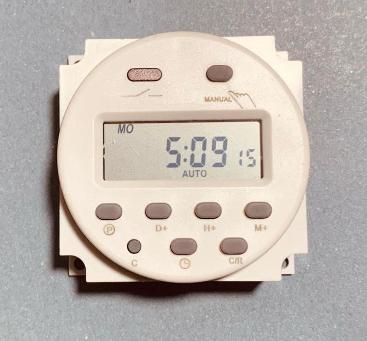 Programmable Digital Timer Switch Panel Mounted Electrical Timer 16 On Off Programs 16a Type A