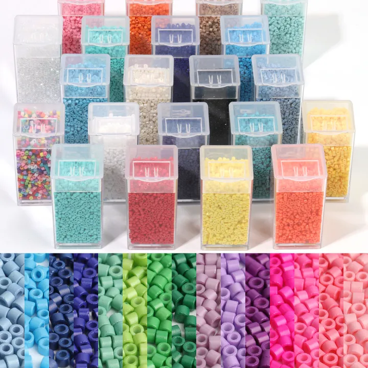 Wholesale 2mm Czech Glass Seed Beads Tube Shape Boxed Beads Accessories ...