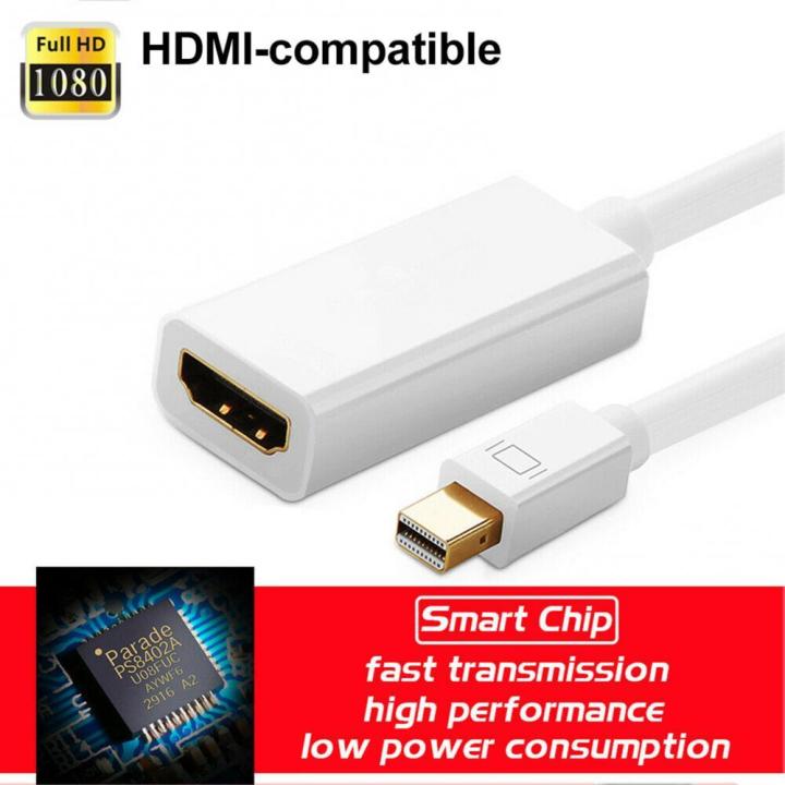 Thunder Bolt Mini Displayport Dp To Adapter Cable White For Air Factory ...
