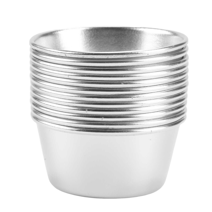 12 Pieces Individual Molds Pudding Molds Cups Mini Chocolate Molten ...