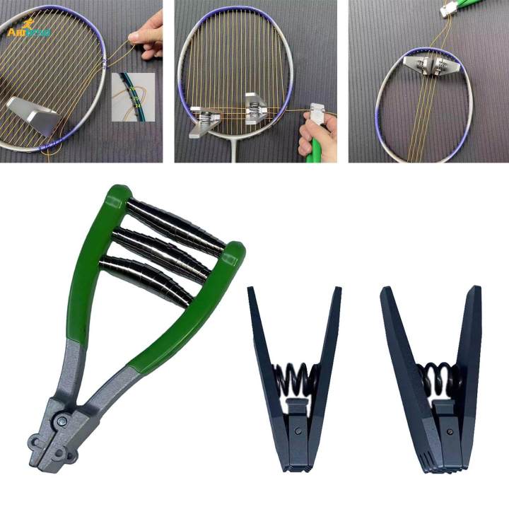 Badminton Starting Clamp Spring Starter Clamp Tennis Equipment Stringing Tool for Badminton ...
