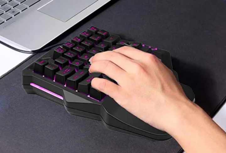 Gaming Keyboard One handed Mechanical Portable Mini Gaming Keypad Game ...