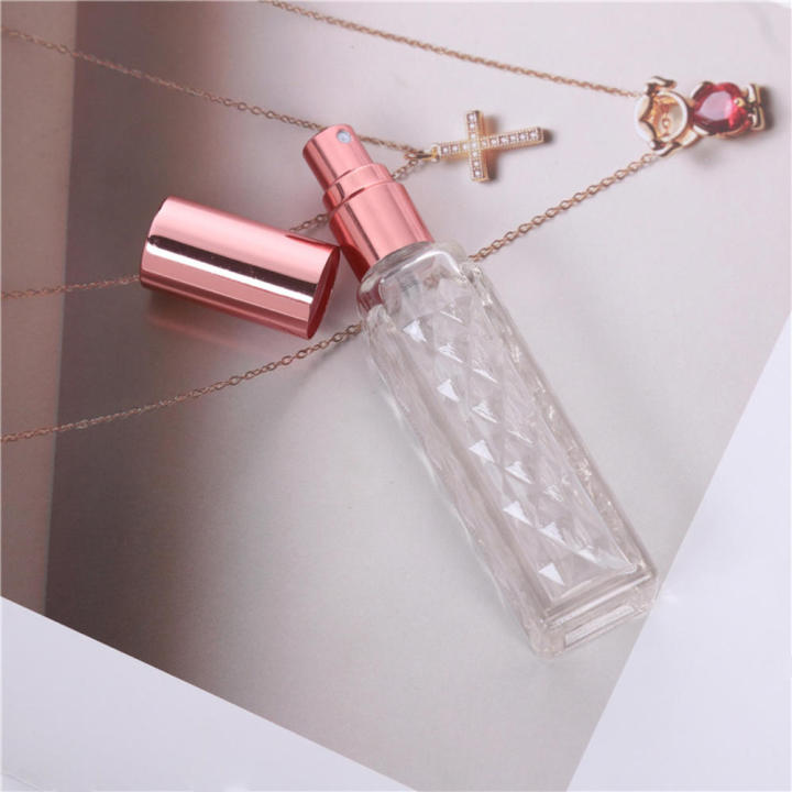 Rose Spray Bottle Glass Refill Bottle for Fragrance Sampling Travel Use ...