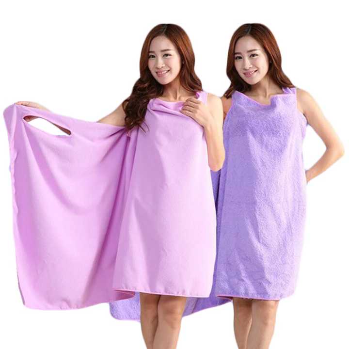 100% Cotton Bath Towel Unique Cartz Bath Ta Robe A Convenient Wearable ...