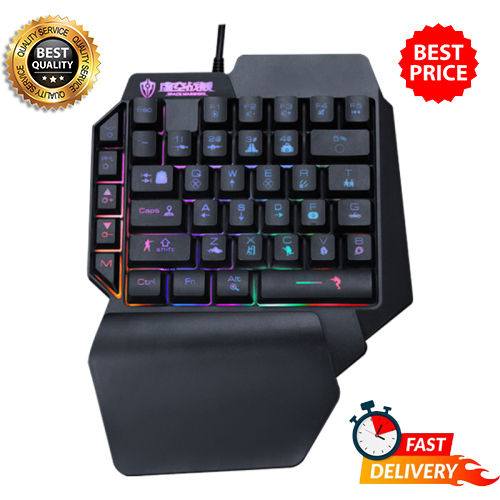 One Hand Wired Keyboard Mini Gaming Shipadoo F6 Keyboard | Daraz.lk