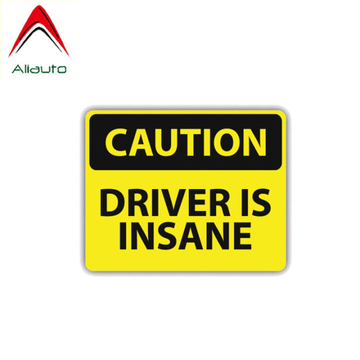 【Hottest Trends】Aliauto Warning Car Sticker Creative Caution Driver Is ...