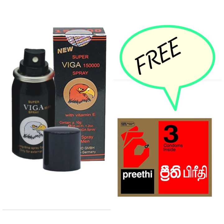 Delay Spray VIGA 50000 Delay, Long Time Spray With Extra Vitamin E ...