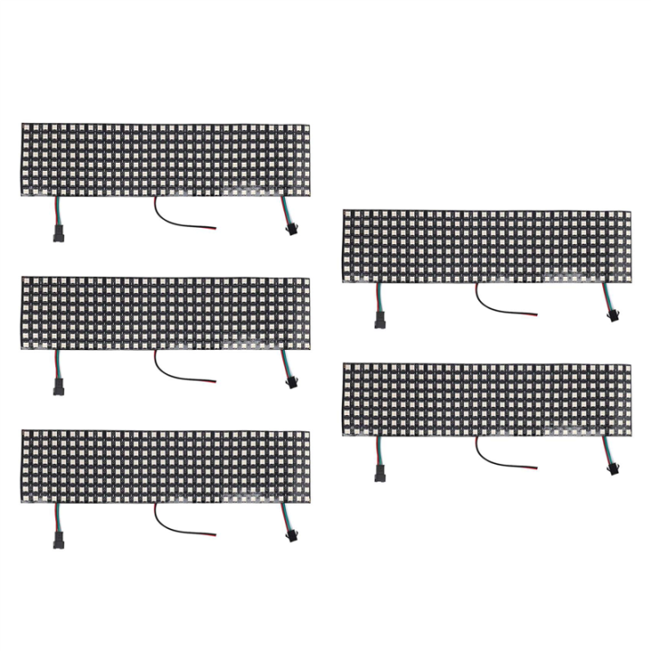 BRADOO 5X LED Matrix Panel, WS2812B RGB 832 Pixels Digital Flexible Dot ...