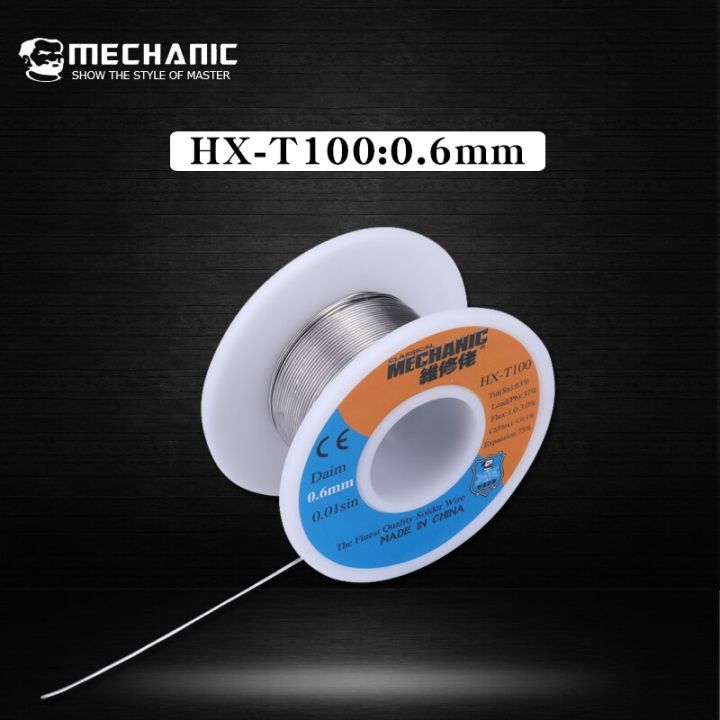 Mechanic Rosin Core Solder Wire 0.6mm Low Melting Point Soldering ...