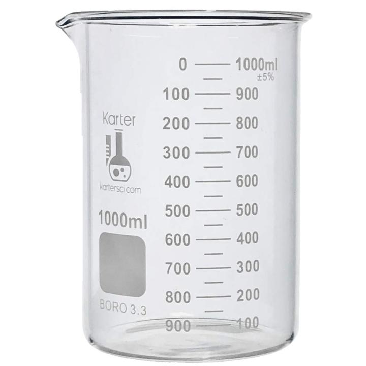 Lab Equipment Beaker 1000ml | Daraz.lk