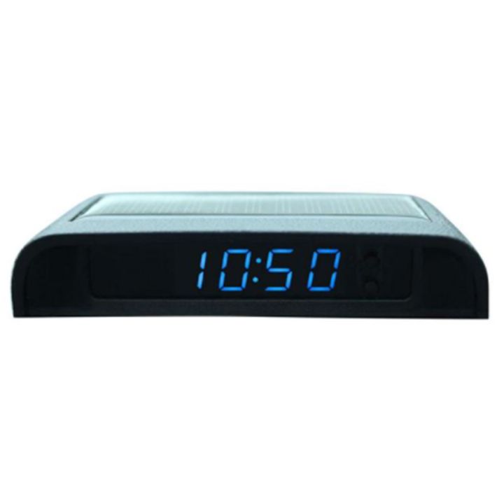 Solar LED Car Clock,Car Clocks with Night Display Thermometer Auto ...