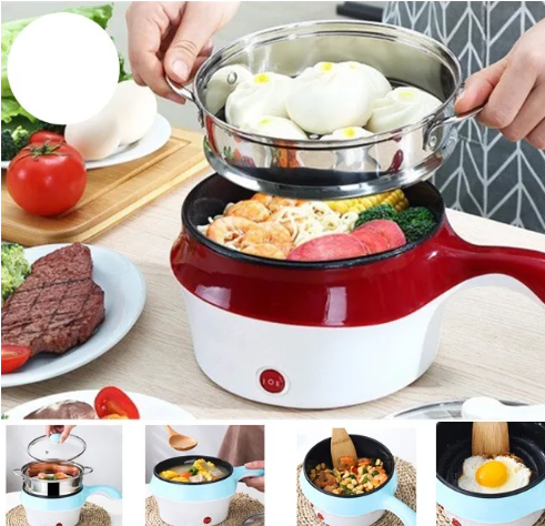 Portable cooking pot | Multifunctional cooking steamer ...