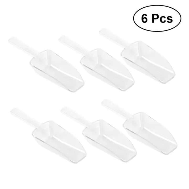 Clear Plastic Ice Scoop For Weddings Candy Dessert Ice Cream Protein ...