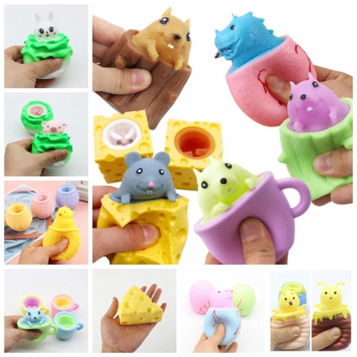 Kids Tricky Doll Mouse and Cheese Pop Up Mouse and Cheese Cabbage ...