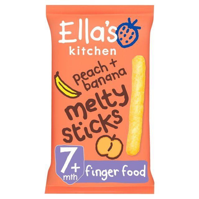 Ella's Kitchen Peach & Banana Organic Melty Sticks, 7 mths+ 20g | Daraz.lk