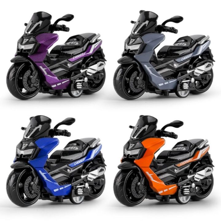 Portable Pull-back Motorcycle Model Miniature Inertia Mini Motorcycle ...