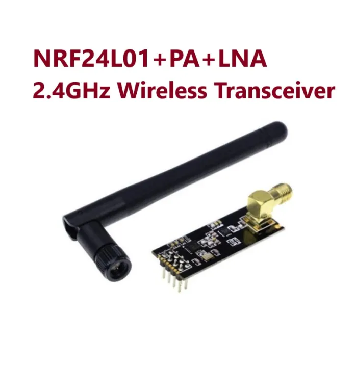NRF24L01+PA+LNA 2.4G Wireless Transceiver Module with SMA Antenna ...