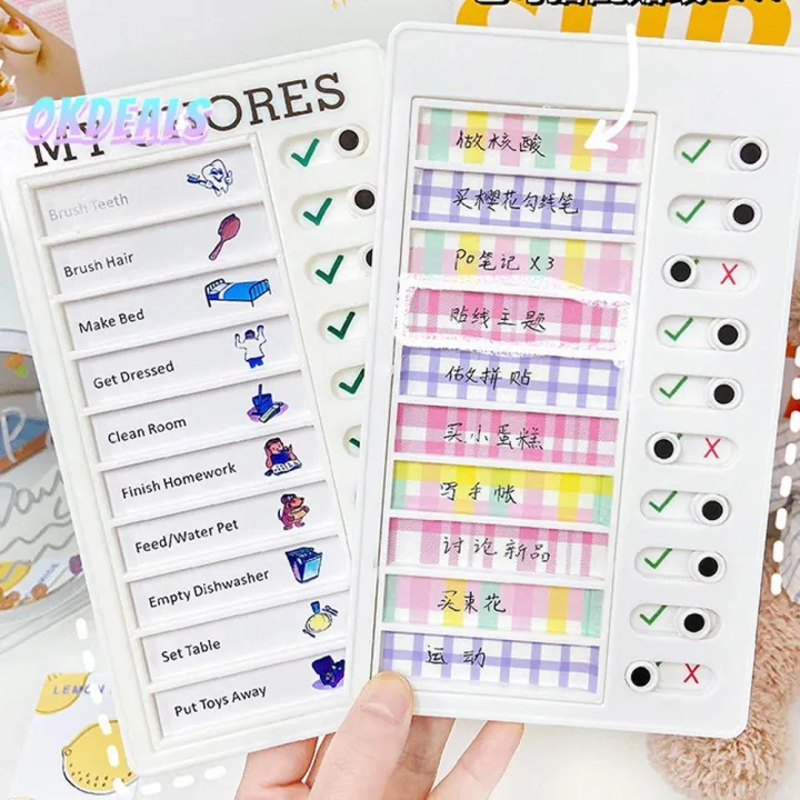 Stick-on Behavior Good Habit Management Book Office Accessories ...