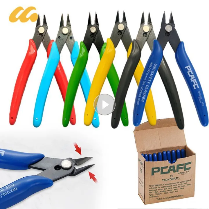 Diagonal Carbon Steel Electrical Wire Cable Cutters Cutting Side Snips ...