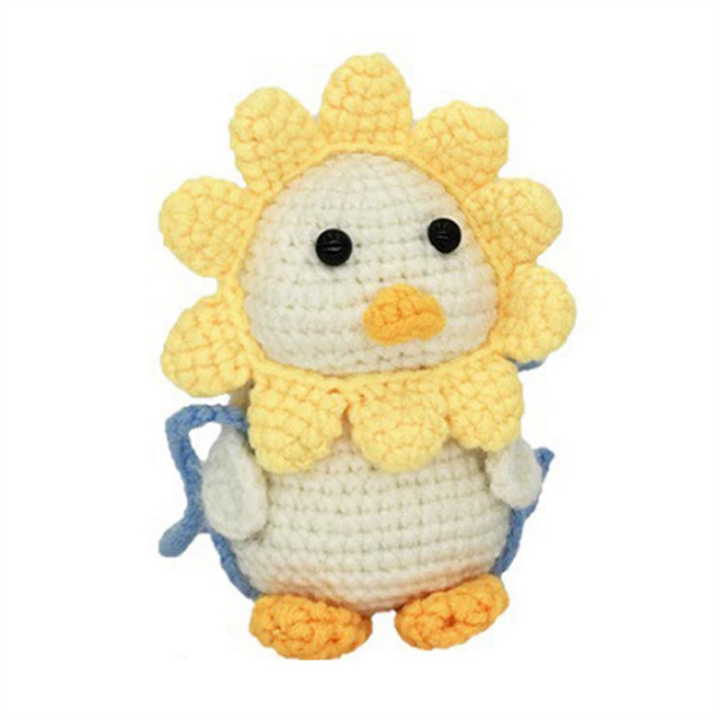 Beginner Crochet Kit Cute Ducks Crochet Kit Peasy Yarn Hook Needles ...