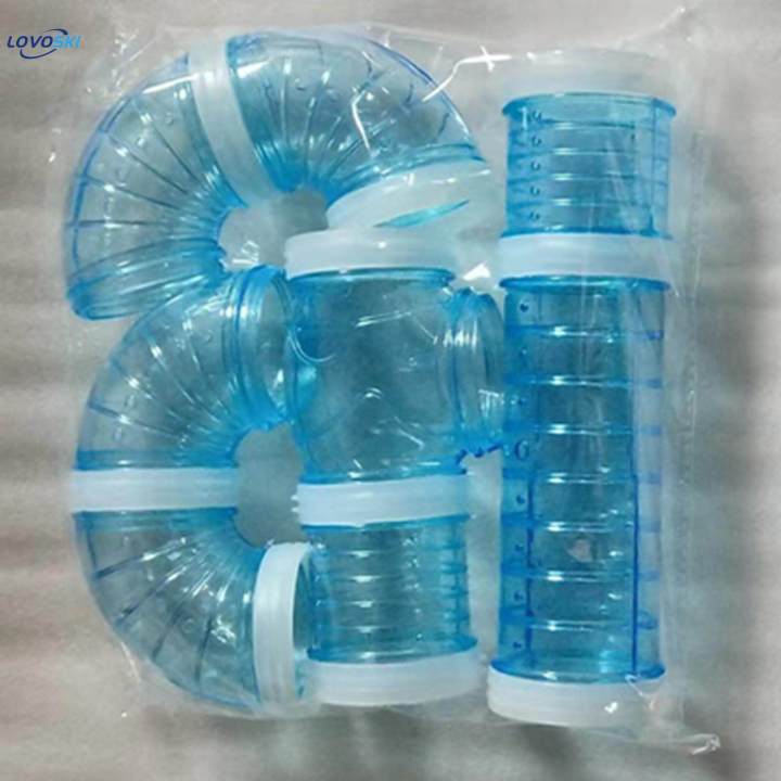Hamster Tube Set Curved Pipe DIY Pet Cage Tunnel for Small Animals ...