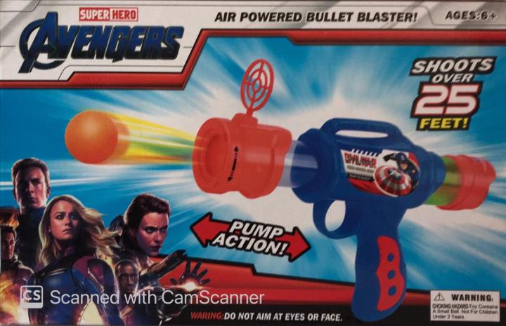 Avengers Super Hero Blaster Soft Bullet Gun | Daraz.lk