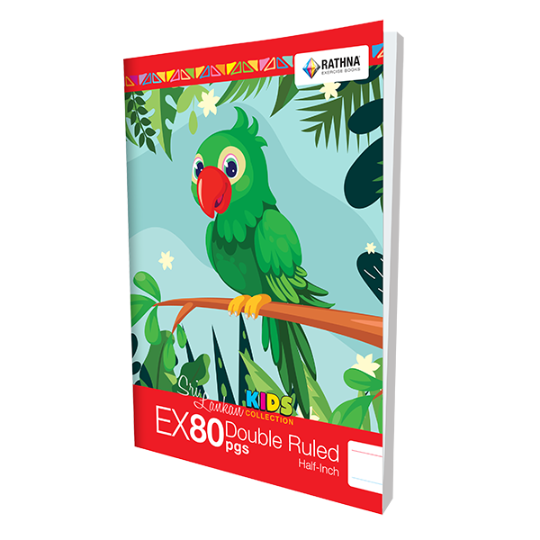 Rathna Exercise Double Ruled Half Inch Book 80Pgs | Daraz.lk