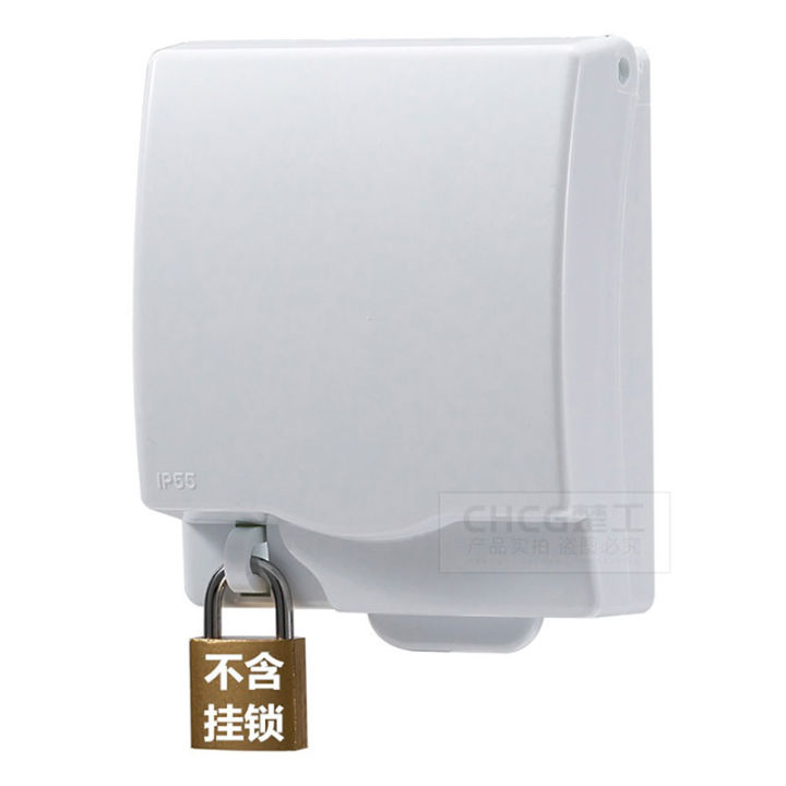 Lockable Wall-mounted Socket Waterproof Dustproof Box Outdoor 86 Type ...