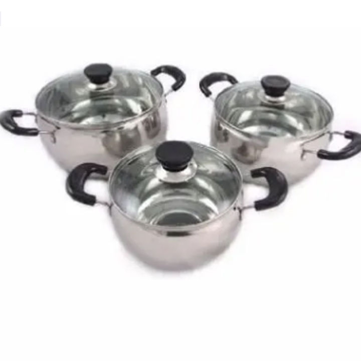 Classic Stock Pot 10pcs Stainless Steel High Quality Cookware Set with ...
