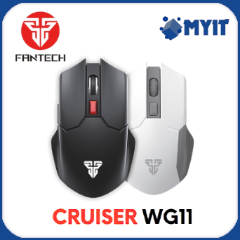Fantech Cruiser WG11 Wireless Gaming Mouse 2400DPI Silent Click Pixart ...