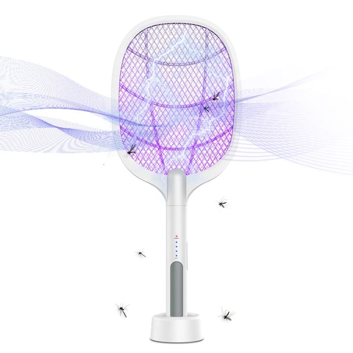 Mosquito Racket With Rechargeable Insect Killer, Mosquito Bat With Led ...