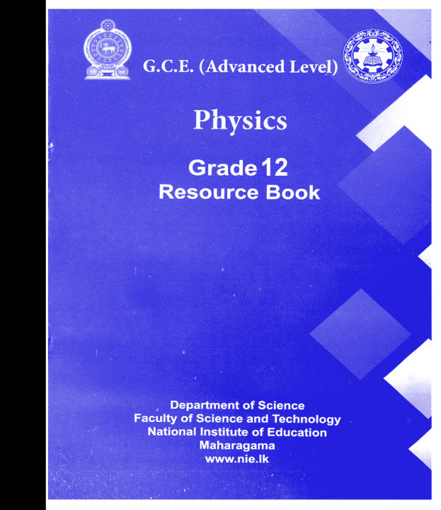 Physics Resource Book Grade 12 - Unit 1,2,3,4 - English Medium (භෞතික ... Physics Resource Book Grade 12 - Unit 1,2,3,4 - English Medium (භෞතික ...