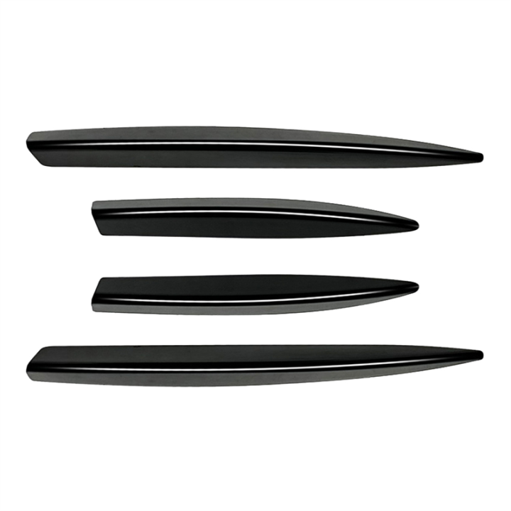 Glossy Black Front Bumpers Lip Front Grille Trim for A Class W177 A180 ...