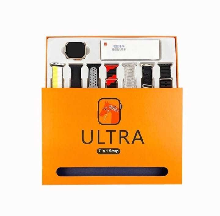 7 in 1 Smart watch | Latest Model 2024| Smartwatch with Extra straps ...