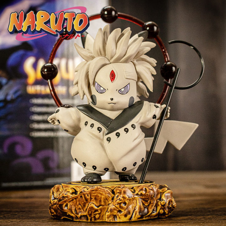 naruto Pokémon pickup COS Naruto Uchiha Obito Madara Uchiha figure ...