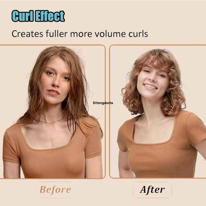 Curly Automatic Hair Bucket Attachment Styling HS05 Airwrap Barrel Long ...