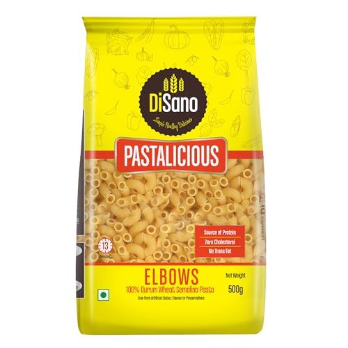 DiSano Pastalicious 100% Durum Wheat Macaroni Pasta, Elbows, 500 grams ...