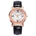 【IKE】 Women Watch Fashion Leisure Set Auger Leather Stainless Steel ...
