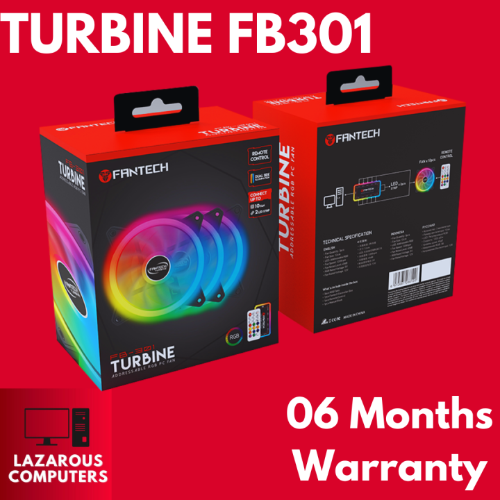 Fantech Turbine FB301 Computer Case Fan Set | Daraz.lk