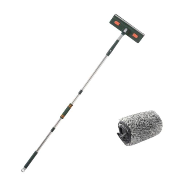 Glass Wiper 4 in Window Cleaner Rotatablewith Silicone Scraper ...