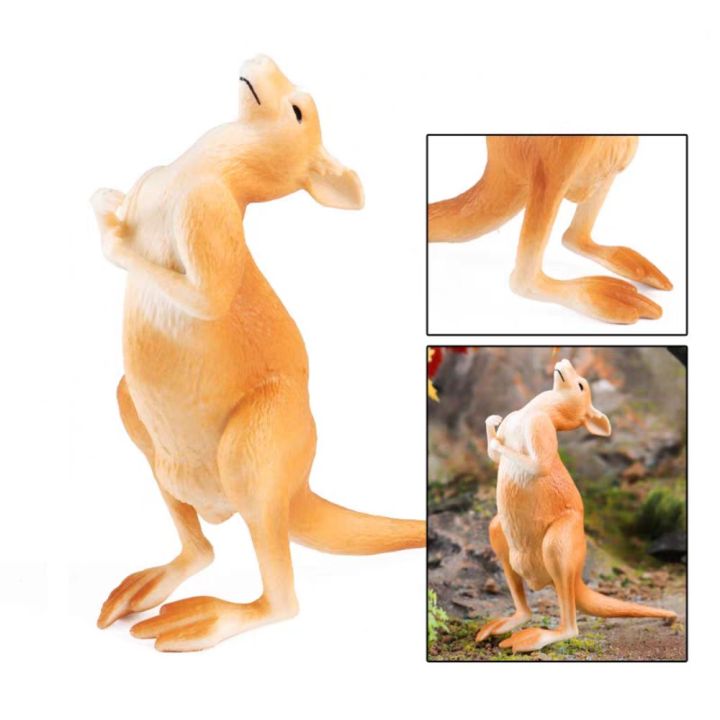 Classic Toys PVC Simulated Wildlife Model Statue Handmad Kangaroo ...
